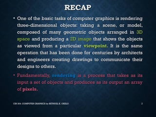 CIR 304 COMPUTER GRAPHICS Lecture 3 slides.ppt