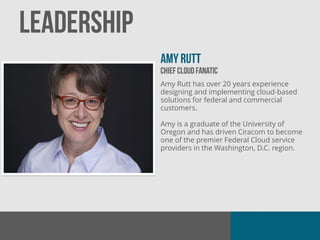 Ciracom Federal: Microsoft Cloud Services Capabilities Statement | PPT