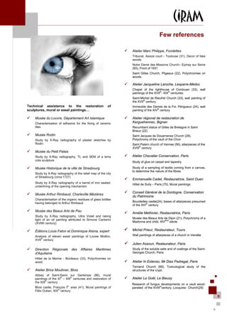 CIRAM Scientific Analysis For Cultural Heritage May 20009 | PDF