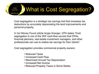 Circ Cost Segregation | PPT