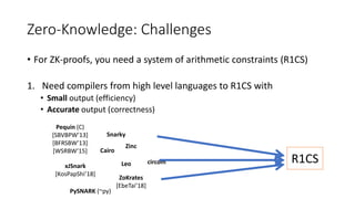 zkStudyClub: CirC and Compiling Programs to Circuits | PPT