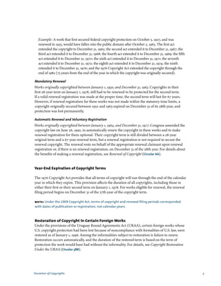 Duration of Copyright | PDF