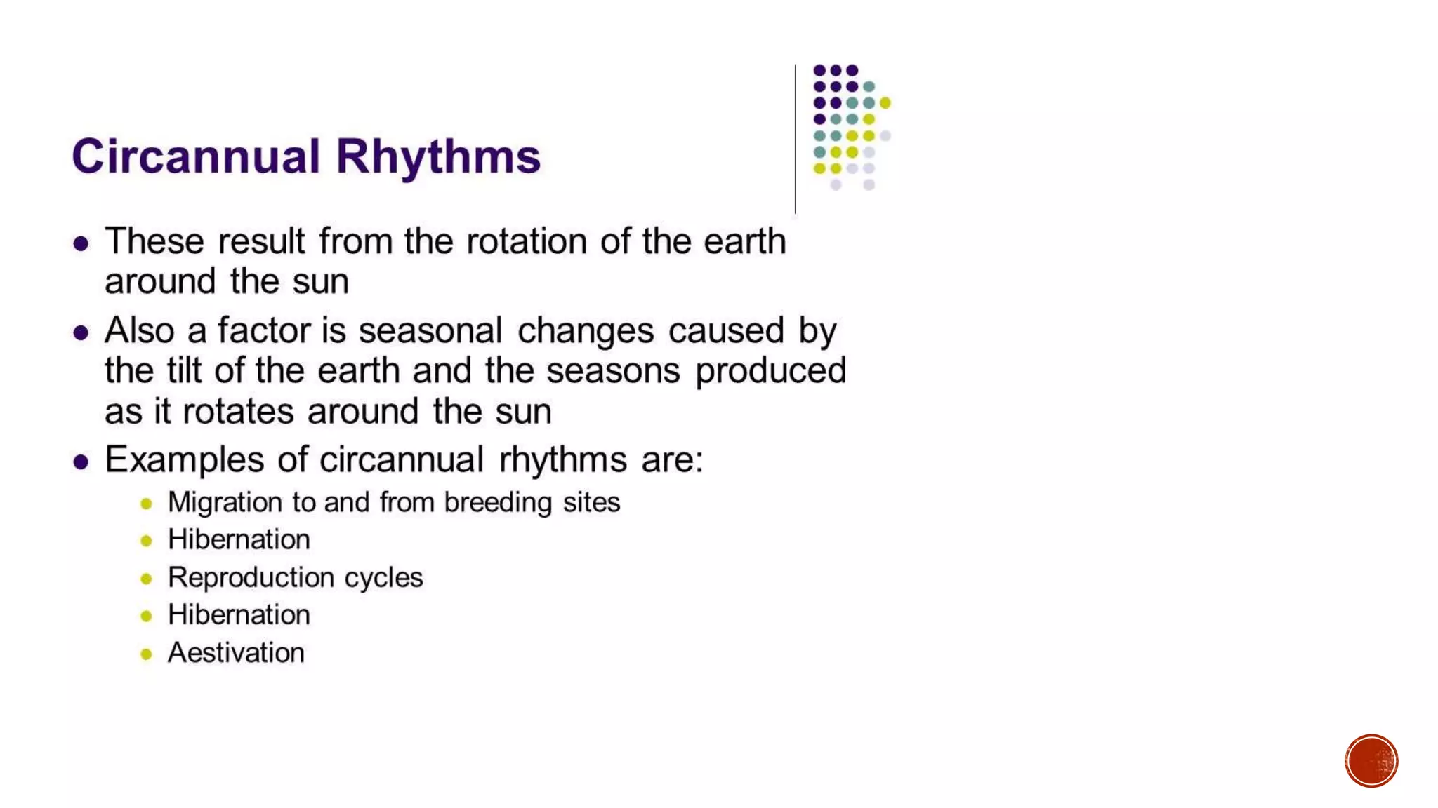 Circadian and Circannual Rhythms | PPTX