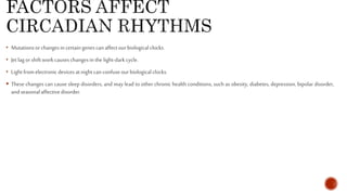 Circadian and Circannual Rhythms | PPTX