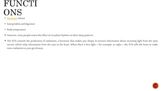 Circadian and Circannual Rhythms | PPTX