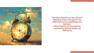 circadian rhythm.........,ppt... health care | PPTX | Endocrine and ...