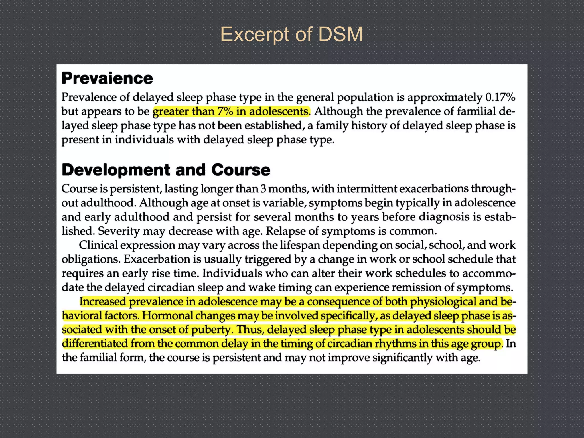 Circadian Rhythm Disorder: When the Brain's Clock Tells the Wrong Time ...