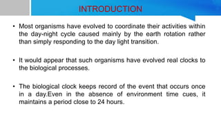 Circadian rhythm- Dr. Bamidele Olubayode | PPTX