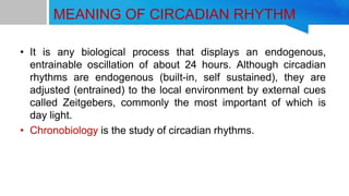 Circadian rhythm- Dr. Bamidele Olubayode | PPT