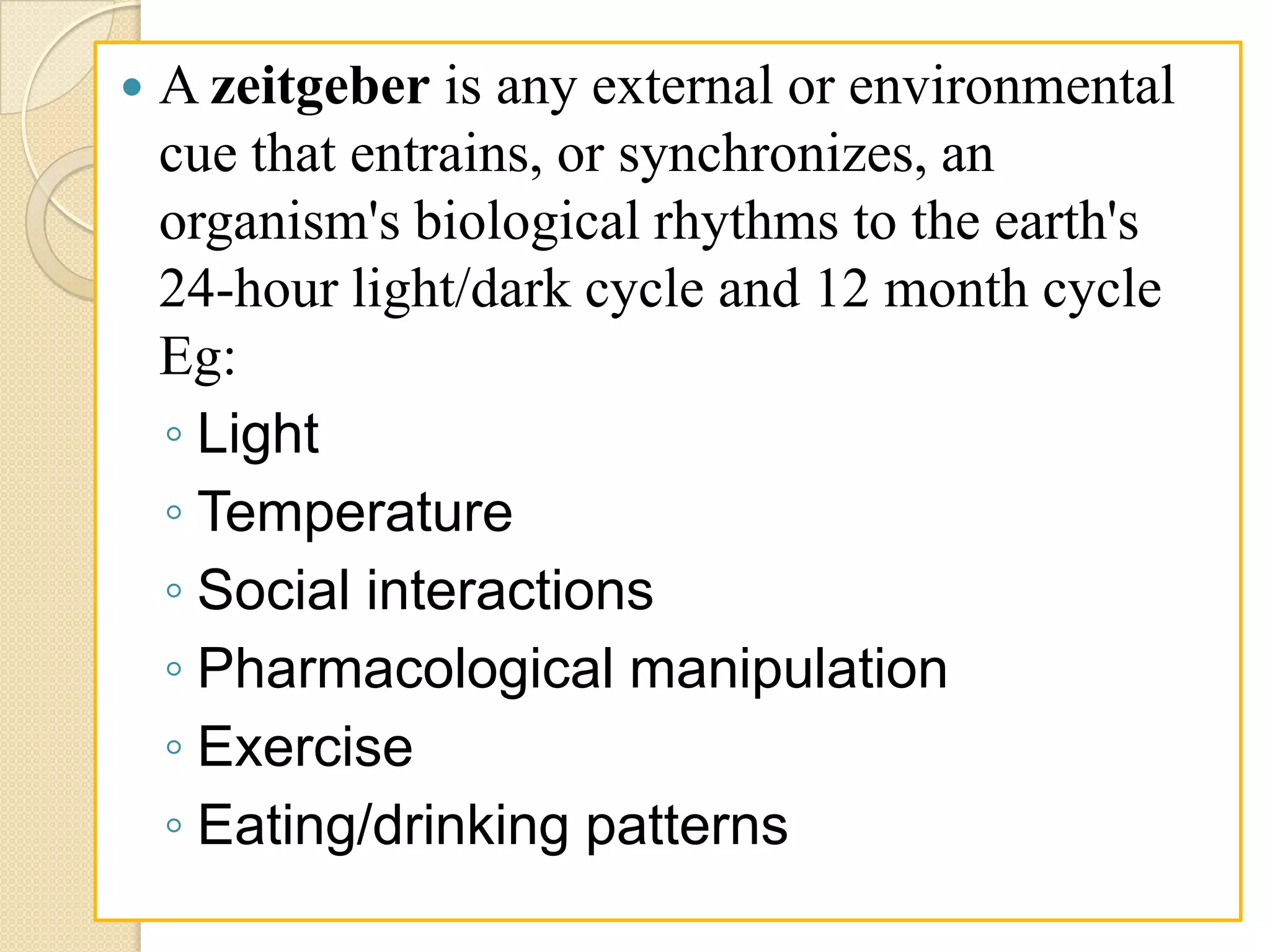 Circadian rhythm | PPTX