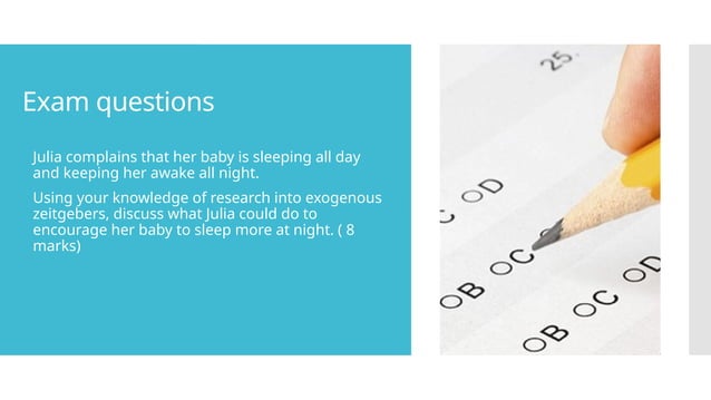 Circadian rhythms AQA A LEVEL PSYCHOLOGY BIOPSYCHOLOGY | PPTX | Sleep ...