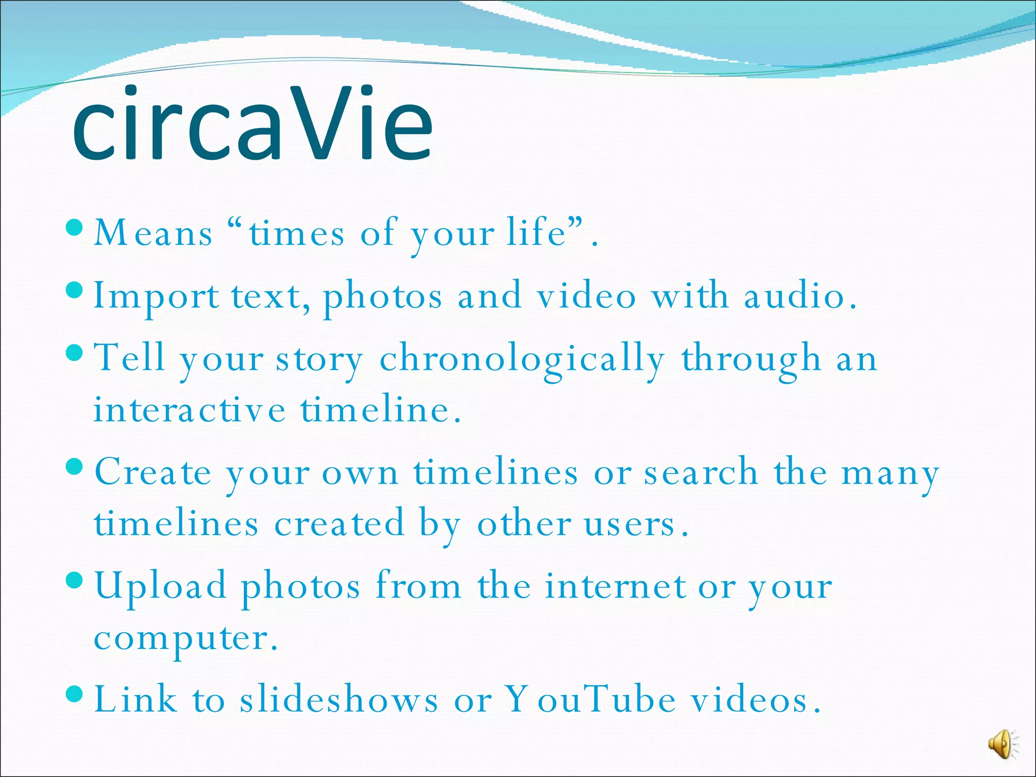Circa Vie | PPT
