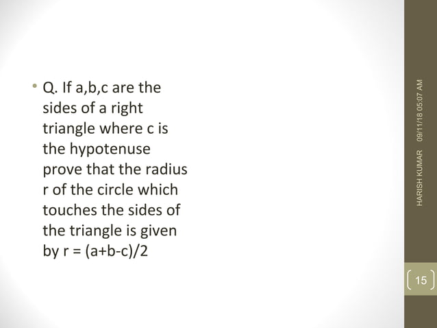 CLASS IX MATHS | PPT