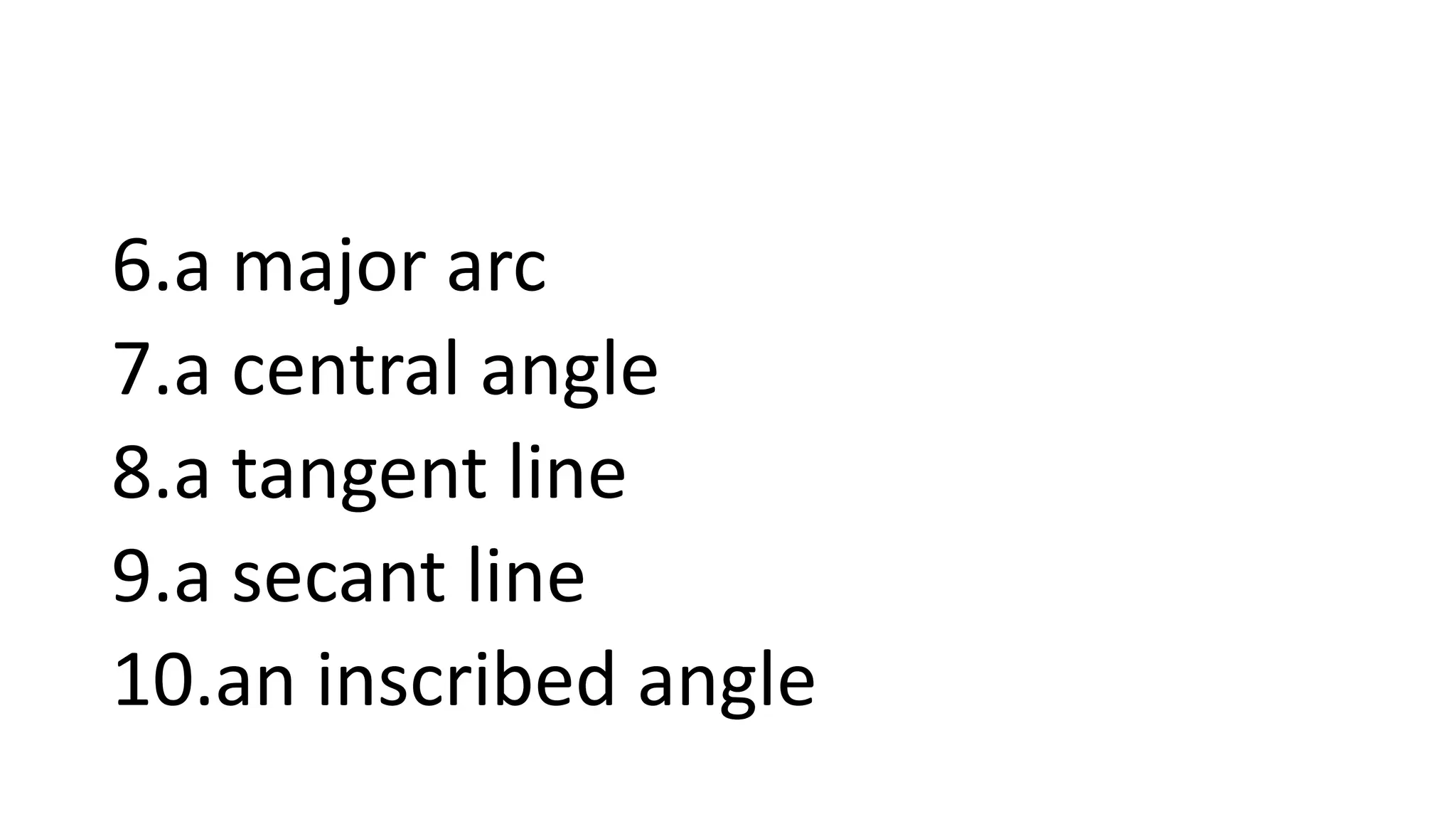 CIRCLE geometry lesson 2nd quarter grade 10 | PPTX