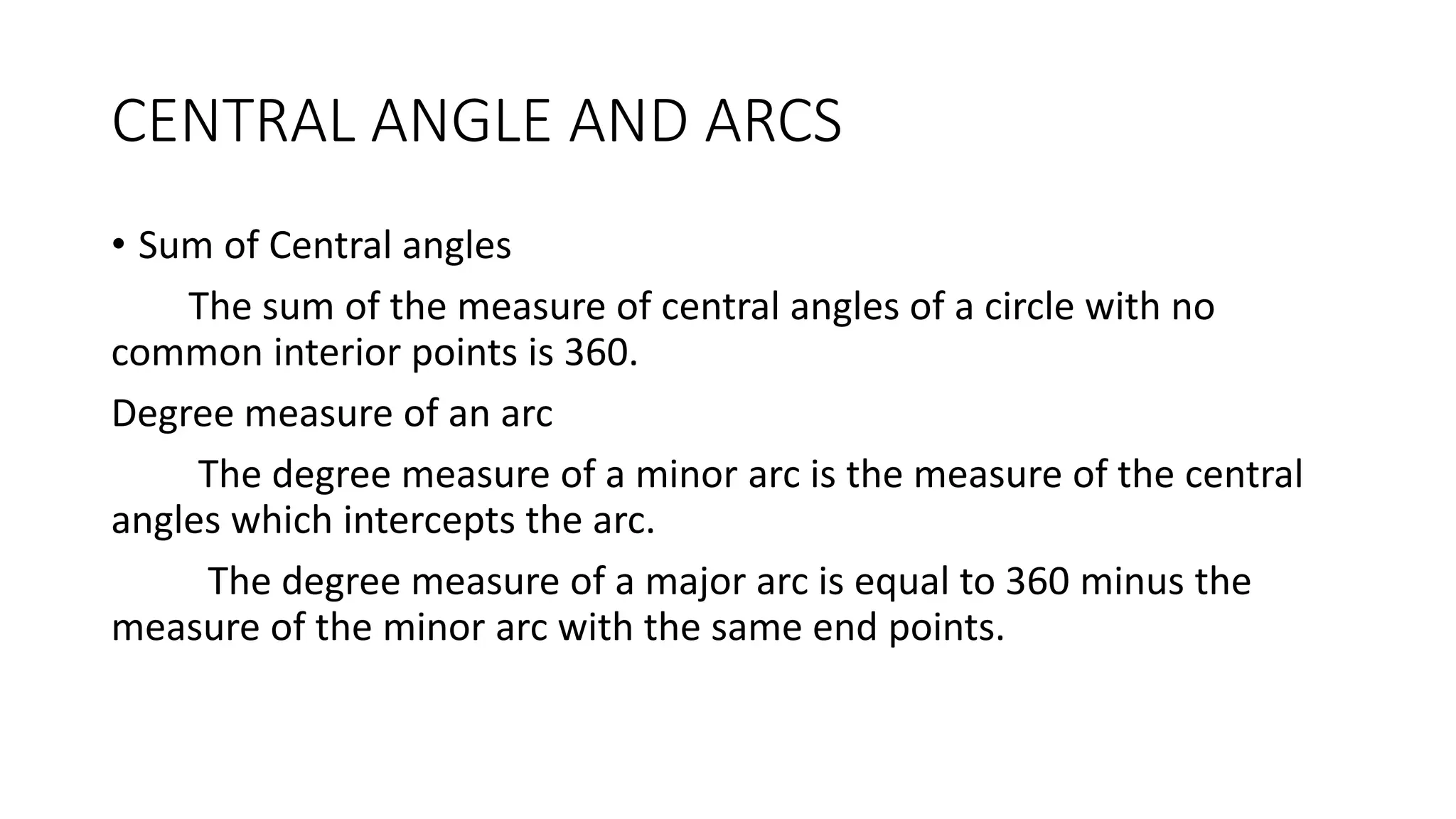 CIRCLE geometry lesson 2nd quarter grade 10 | PPTX
