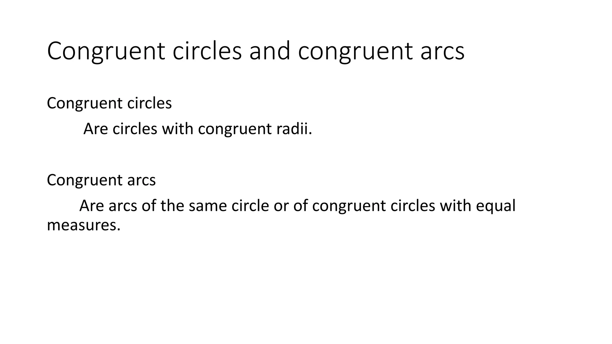 CIRCLE geometry lesson 2nd quarter grade 10 | PPTX