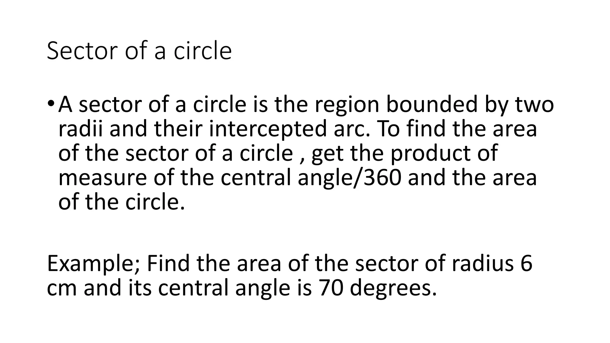 CIRCLE geometry lesson 2nd quarter grade 10 | PPTX