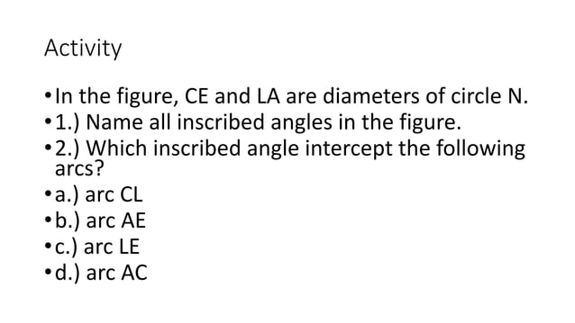 CIRCLE geometry lesson 2nd quarter grade 10 | PPTX