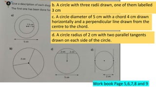 circle grade 6 math power poinyt presentation cambridge board | PPT