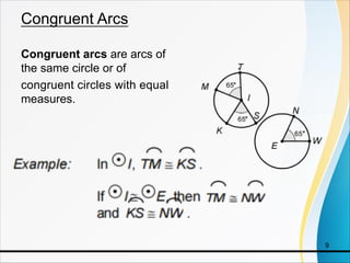 introduction to circle geometry - grade 10 mathematics 1 | PDF