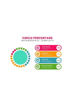 Circle Percentage Infographic | Unique Slides | PDF
