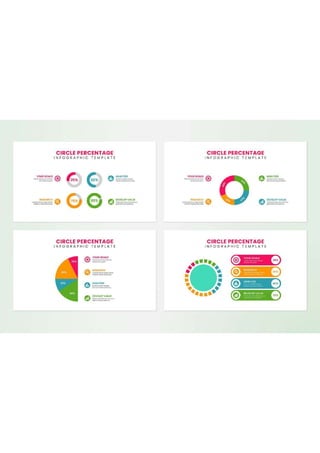 Circle Percentage Infographic | Unique Slides | PDF