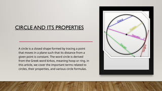 CIRCLE AND IT RELATED TERMS circle and .pptx