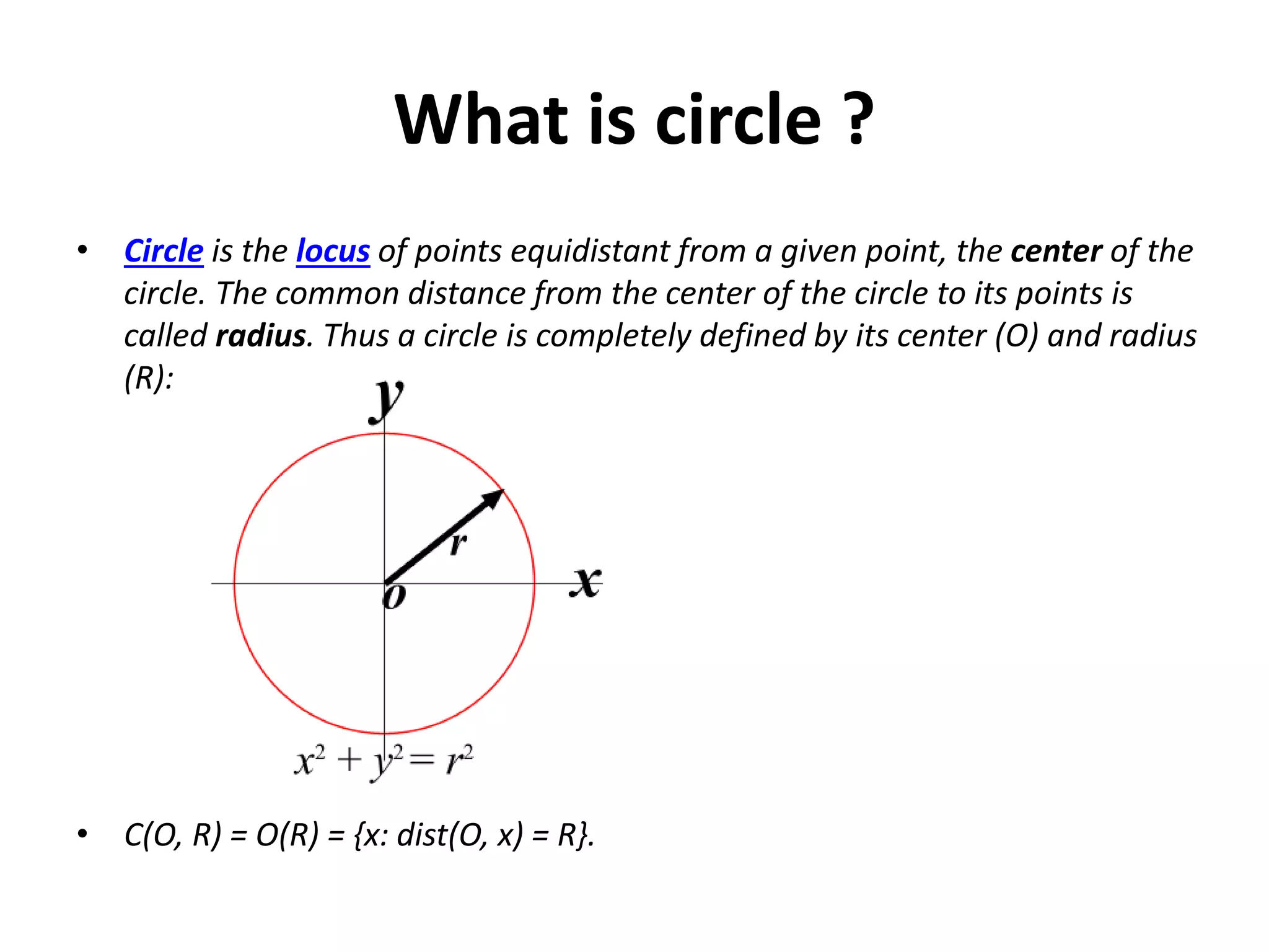 Circle and sphere | PPTX