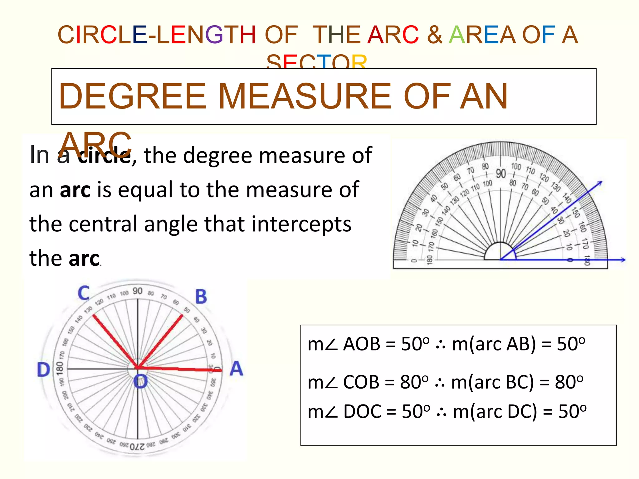 Circle - arc sector | PPTX