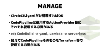 CircleCI vs. CodePipeline | PDF
