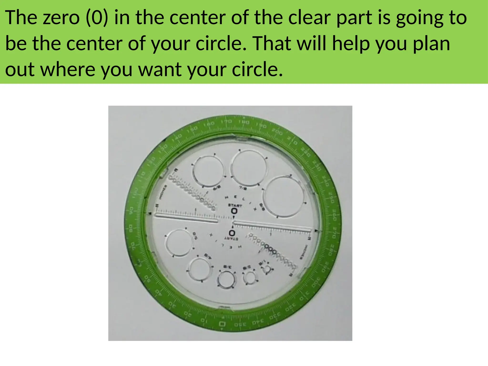 How to use a Circle Compass for students | PPTX