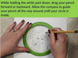 How to use a Circle Compass for students | PPTX