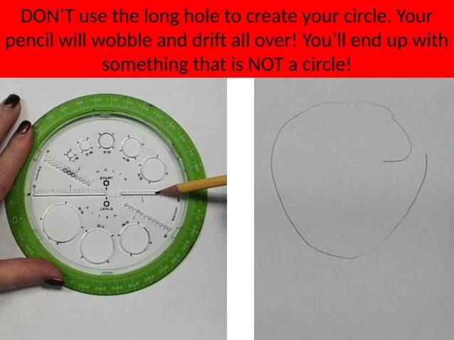 How to use a Circle Compass for students | PPTX