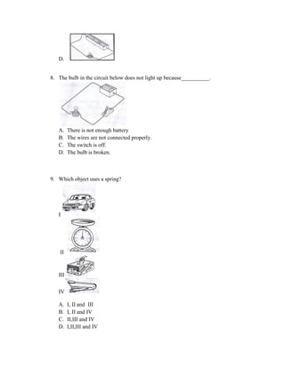 Circle the correct answer | PDF