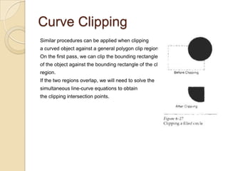 Circle & curve clipping algorithm | PPT