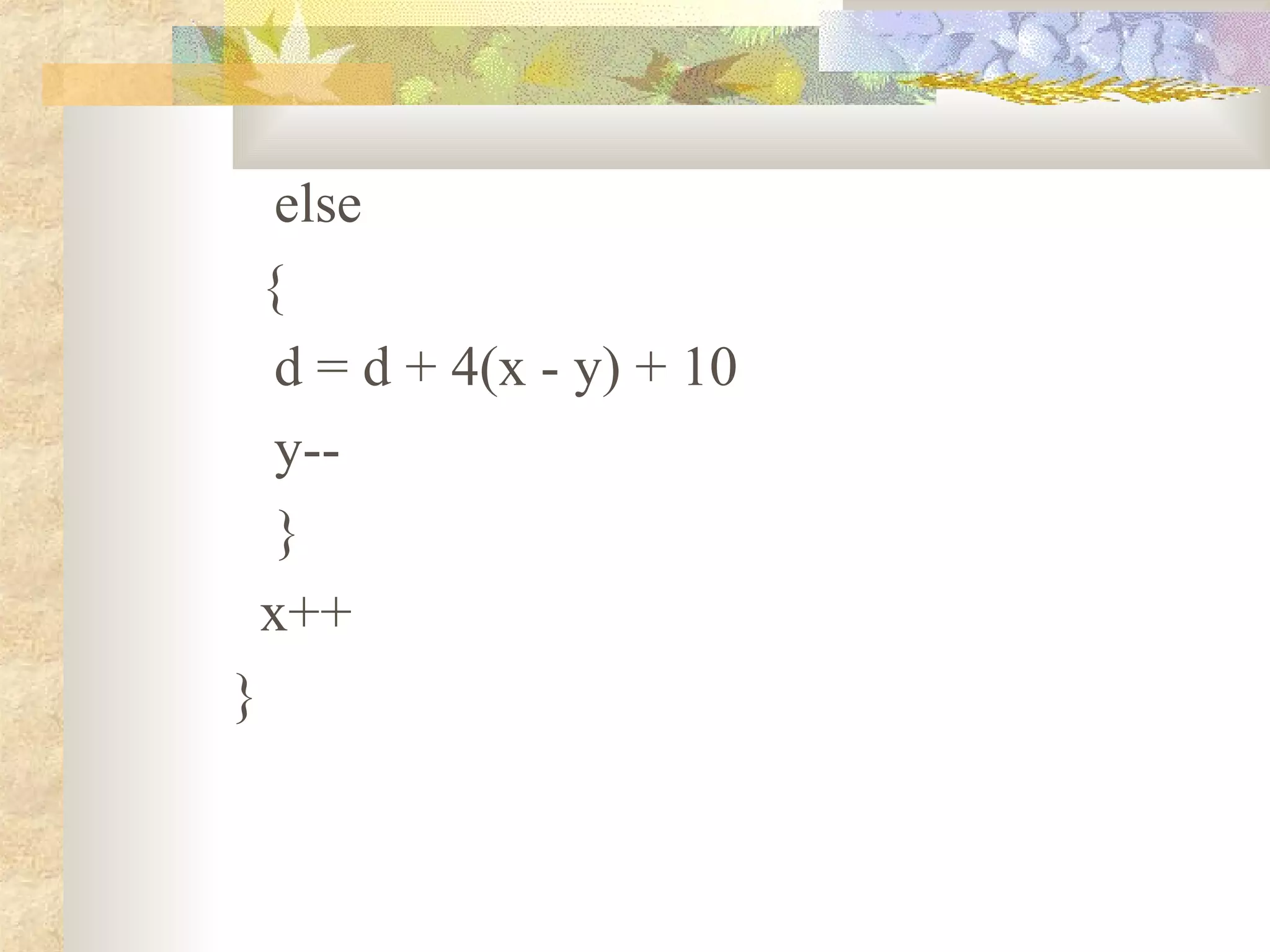 Circle drawing algo. | PPT