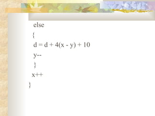 Circle drawing algo. | PPT