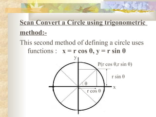 Circle drawing algo. | PPT