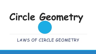 Circle geometry | PPTX