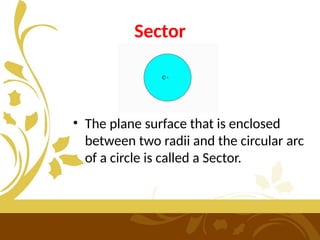 PRESENTATION ABOUT CIRCLE & ITS PARTS | PPTX | Geography | Science