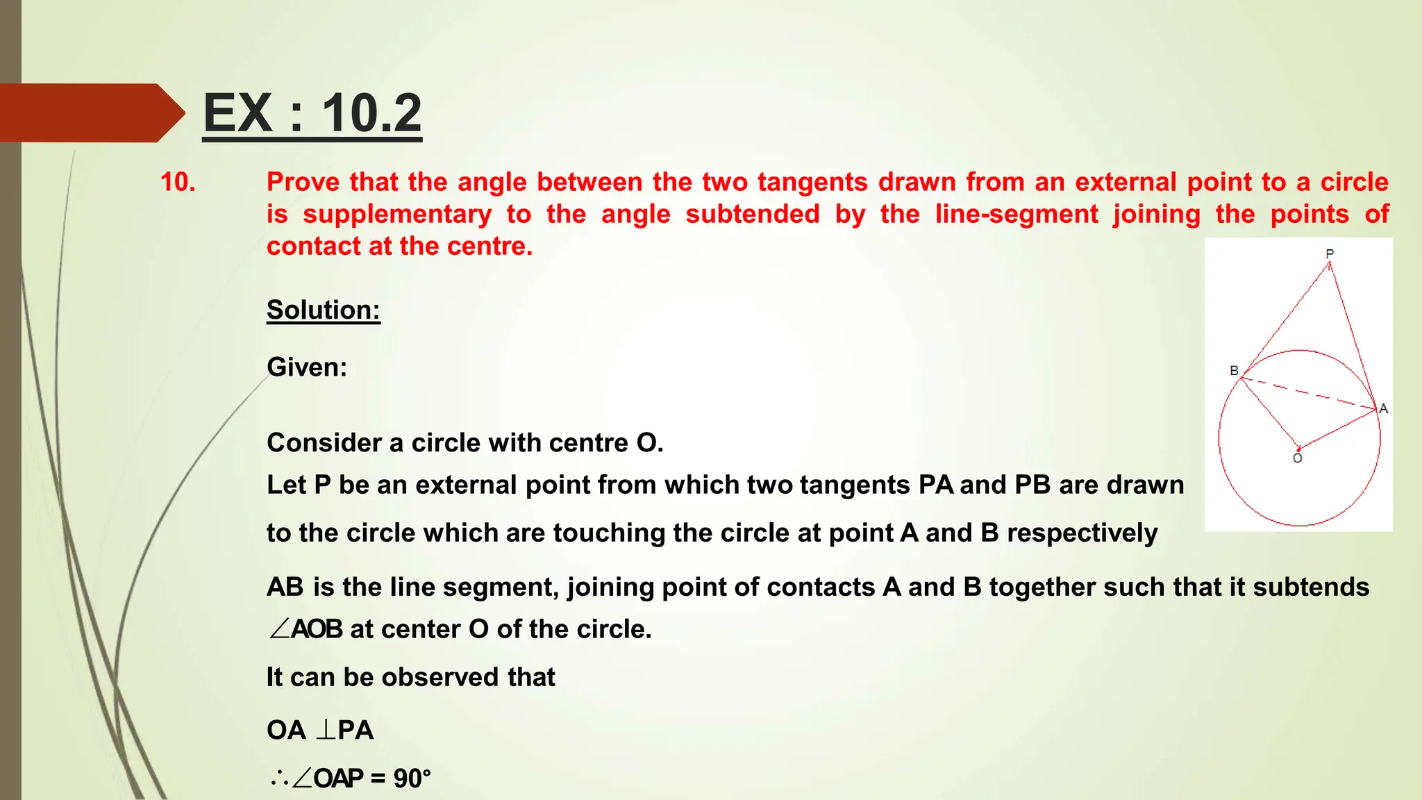 CIRCLE math 10 Second Quarter PowerPoint | PPTX