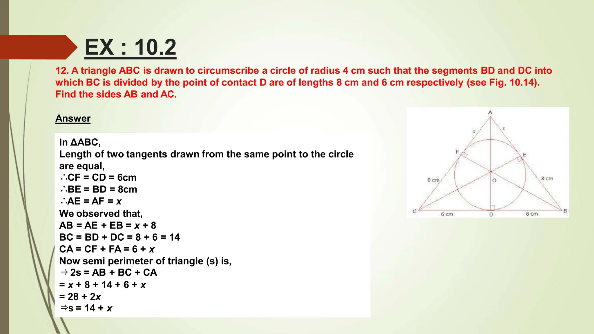 CIRCLE math 10 Second Quarter PowerPoint | PPTX