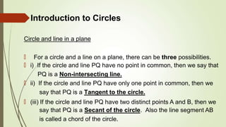 CIRCLE math 10 Second Quarter PowerPoint | PPTX
