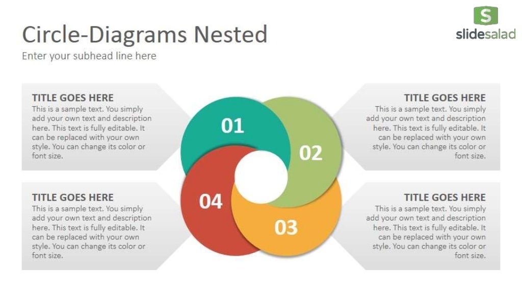 Circle Nested Diagrams PowerPoint Presentation Template - SlideSalad