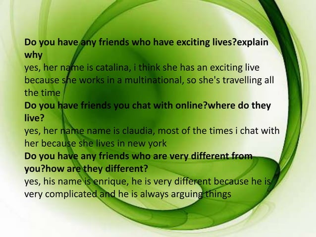 Circle of friends ema | PPT