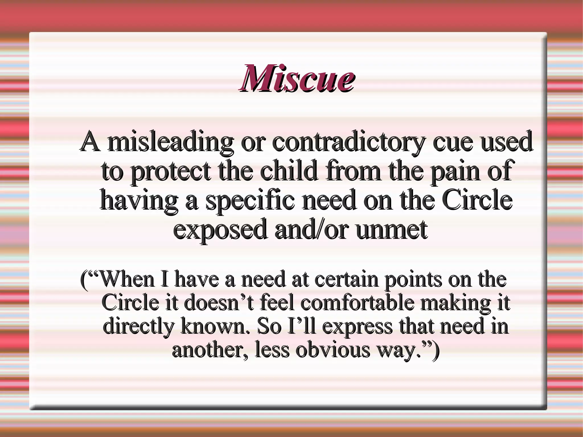 Intergrated-Therapy "Circle of Security" | PPT