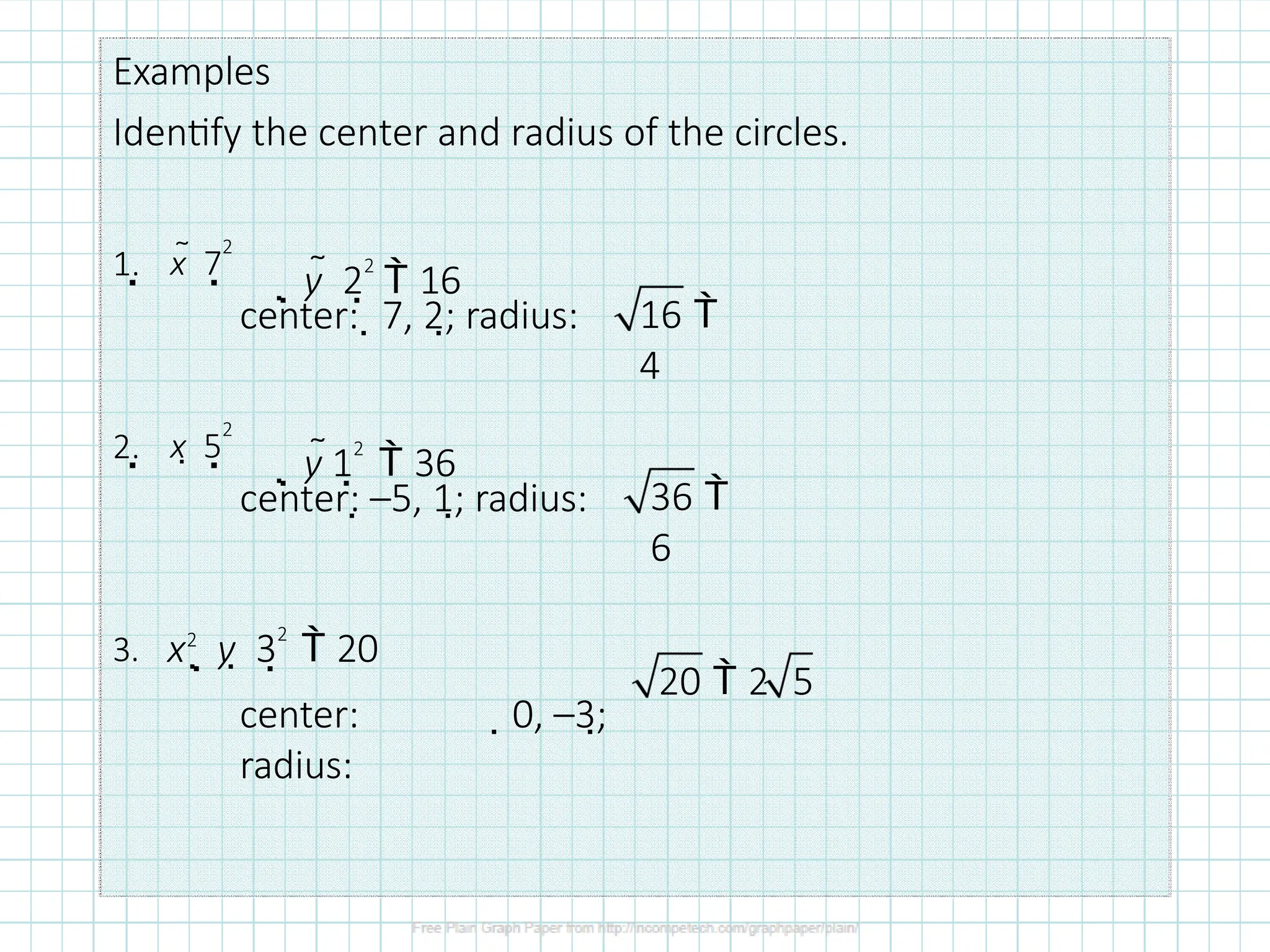 Circle on a coordinate Plane Grade 10.pptx