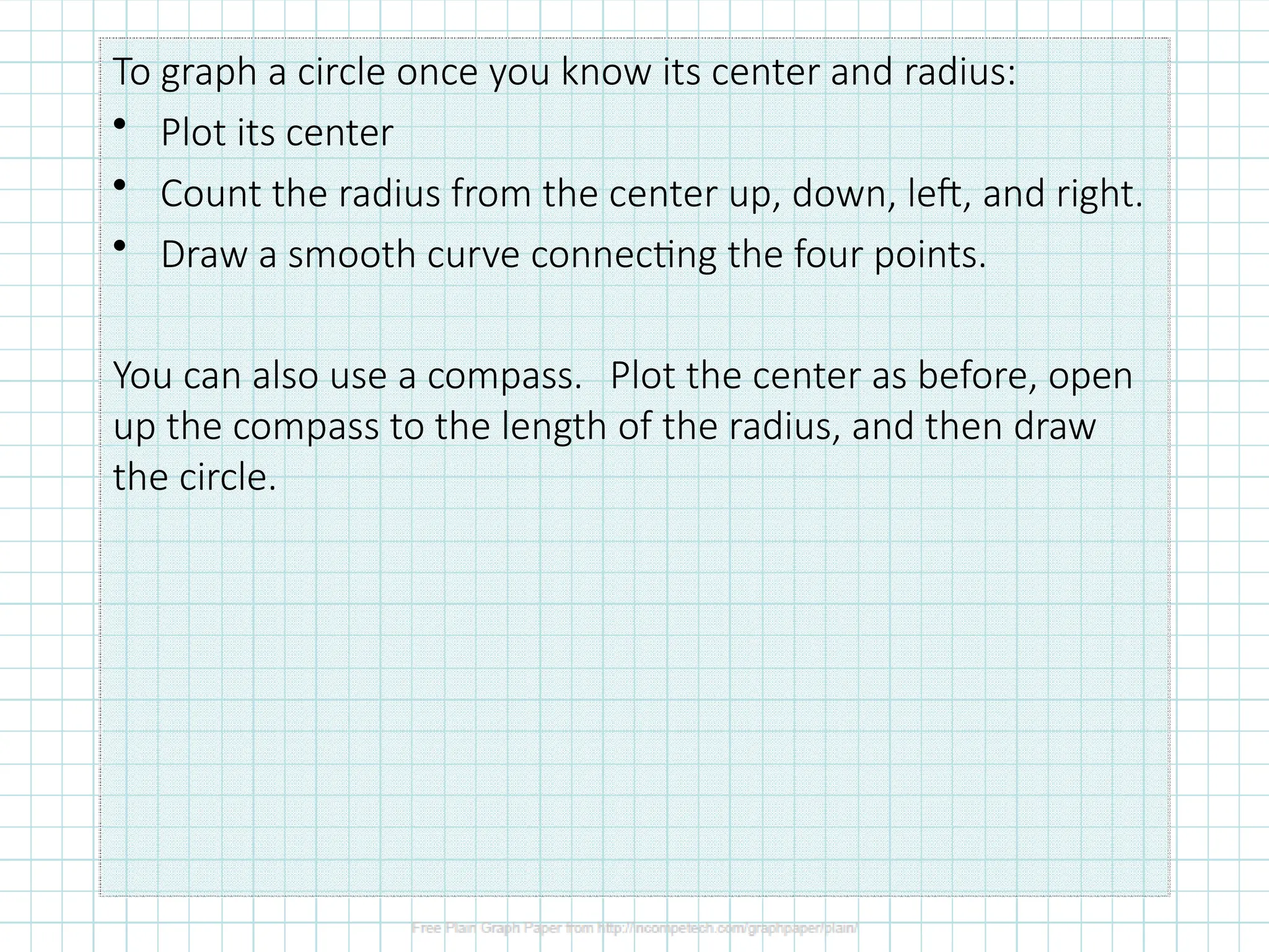 Circle on a coordinate Plane Grade 10.pptx