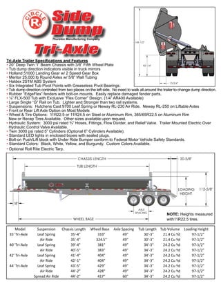 Circle r single page tri axle literature 8 10 | PDF