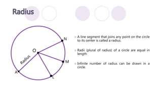 Circles | Parts and Relations | PPTX